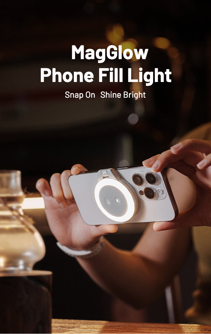 Ultra-Slim MagSafe Ring Light | Magnetic Phone Fill Light | PGYTECH